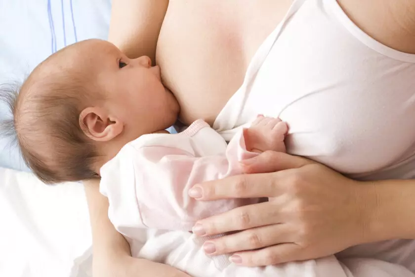 The sucking reflex in the newborn and milk production