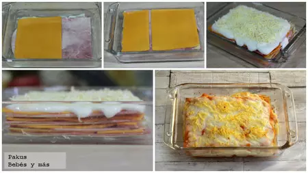 ham en kaas lasagne